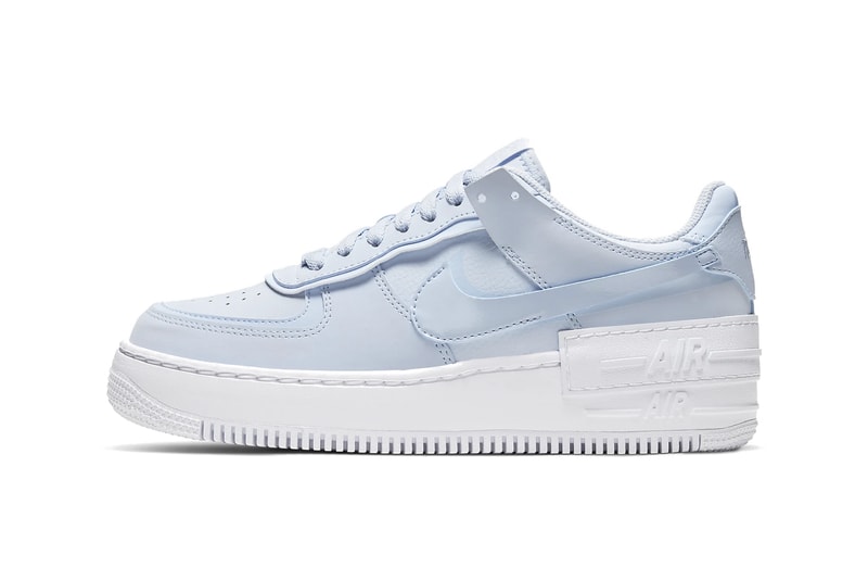 Nike Air Force 1 Shadow Baby Blue Glow in the Dark | Hypebae