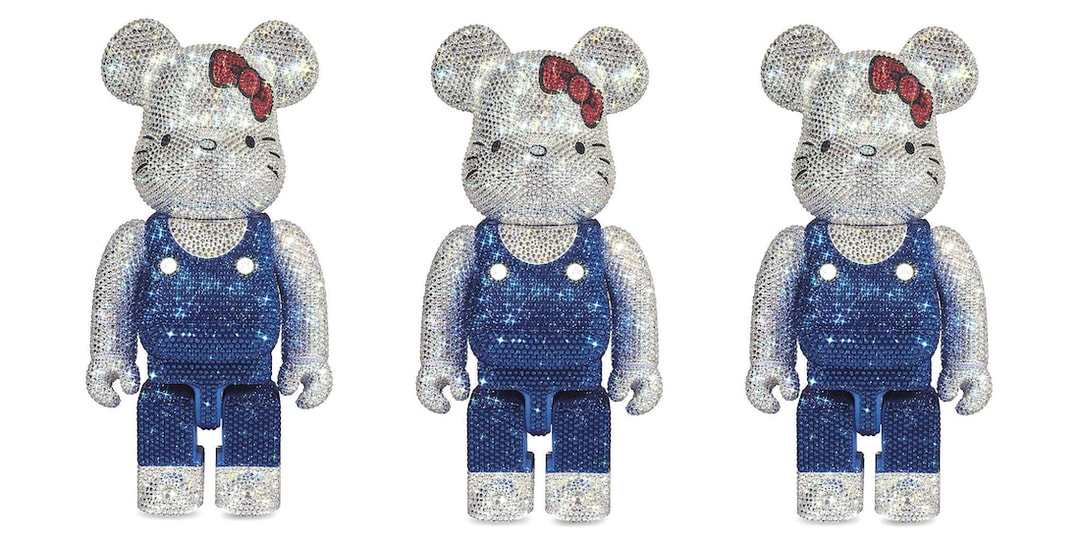 BEARBRICK Hello Kitty Swarovski Crystal Toy 400% | Hypebae