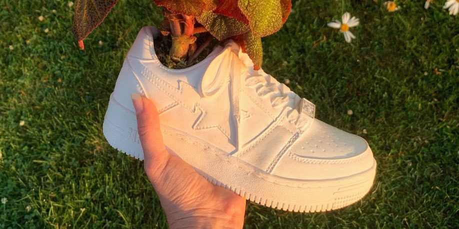 Bodega Rose Designs BAPE STA Sneaker Planter | Hypebae