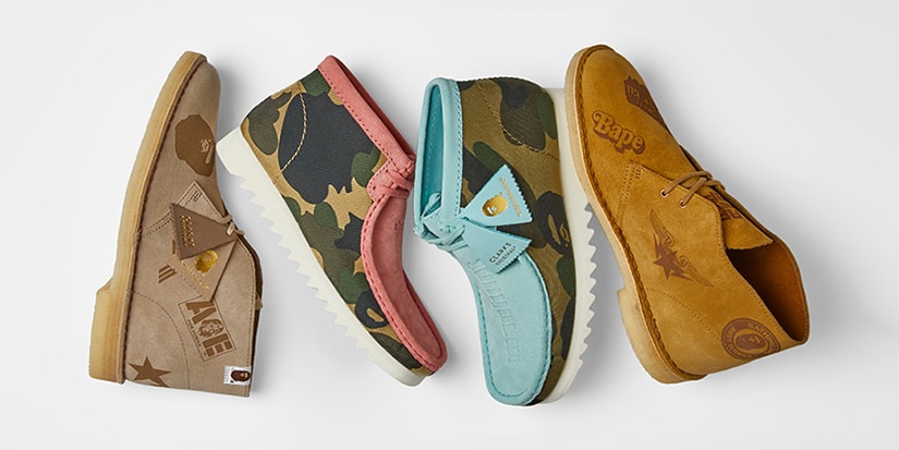 BAPE x Clarks Originals Wallabee and Desert Boot | Hypebae
