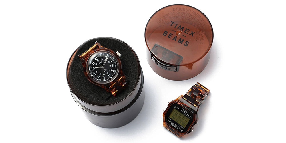 BEAMS x Timex Team up for Tortoise Shell Watches | Hypebae