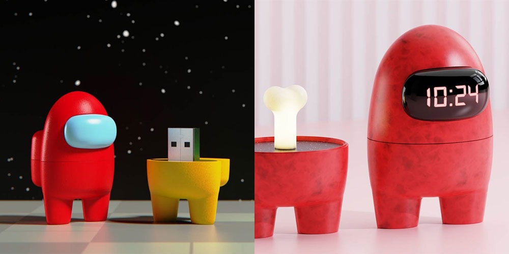 Designer Creates 'Among Us'-Themed Lamps and USB | Hypebae