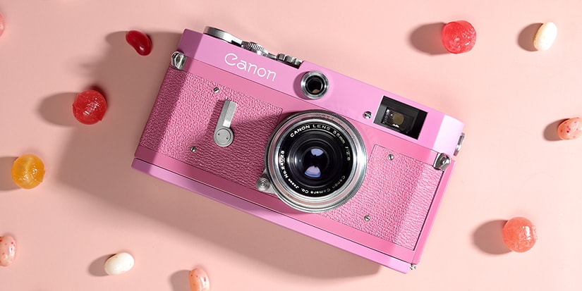 Canon P Customized Rosy Pink Rangefinder Camera | Hypebae