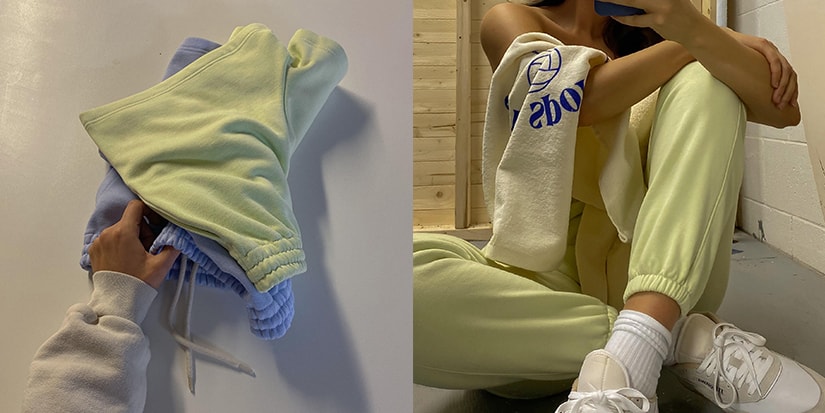 Tea You Après Sport Fleece in Ivory, Green, Blue | Hypebae