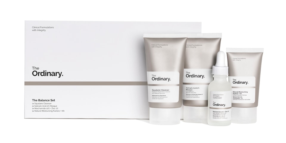 The Ordinary The Balance Set Skincare Routine | Hypebae
