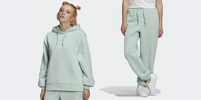 adidas Originals Green Hoodie and Sweatpants Set | Hypebae