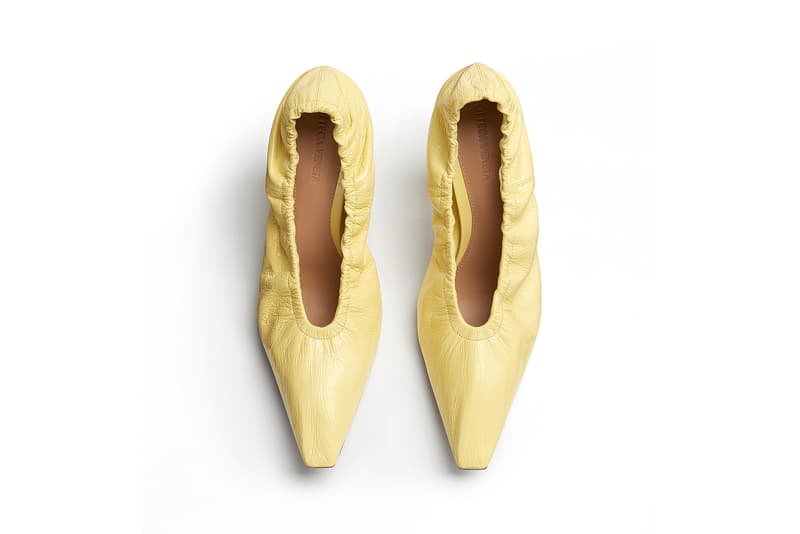 Bottega Veneta Almond Pump Features Snow Globe Heel | Hypebae