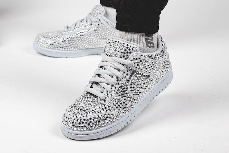 CPFM x Nike White Crystal Dunk Low Closer Look | Hypebae