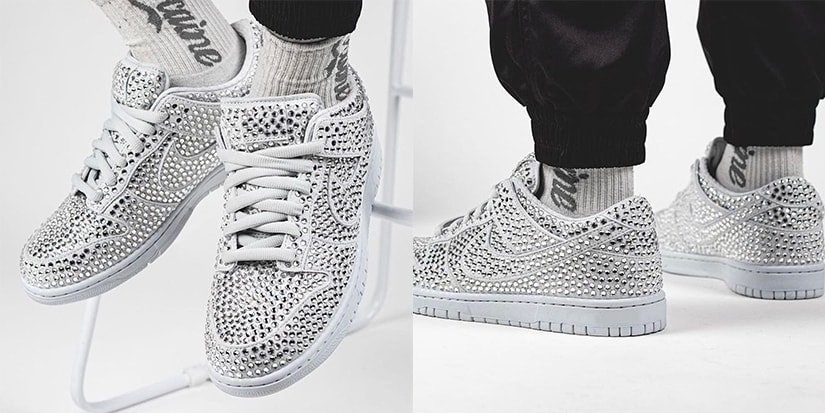 CPFM x Nike White Crystal Dunk Low Closer Look | Hypebae