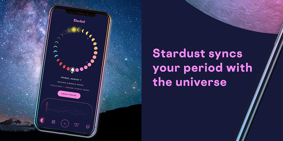 Period-Tracking & Horoscope Mobile App, Stardust | Hypebae