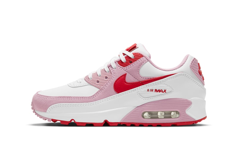 Nike Air Max 90 "Valentine's Day" Pink Sneakers | Hypebae