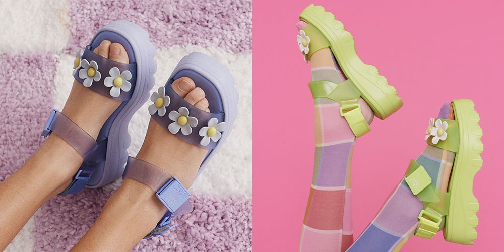 Melissa x Lazy Oaf Jelly Platform Sandals Release | Hypebae