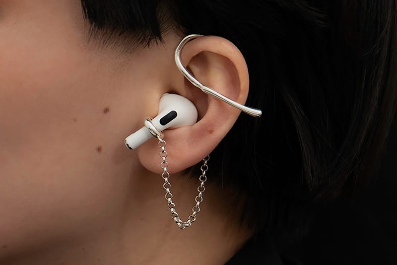 MISHO AirPods Earrings Gold & Silver Release | HYPEBAE