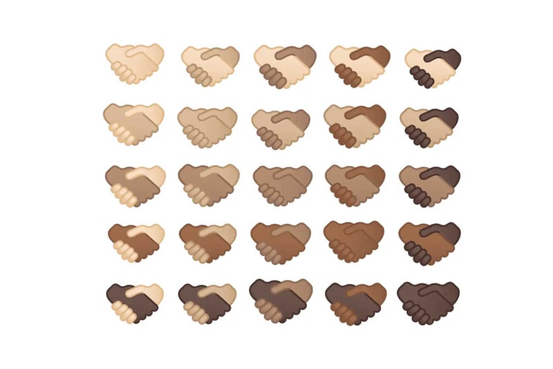 Apple & Google Multi-Skin Toned Handshake Emoji | Hypebae