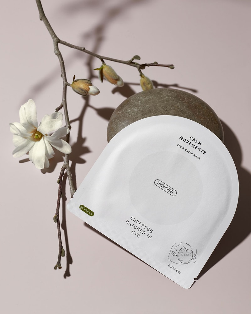 SUPEREGG Launches Calm Movements Eye & Cheek Mask | Hypebae