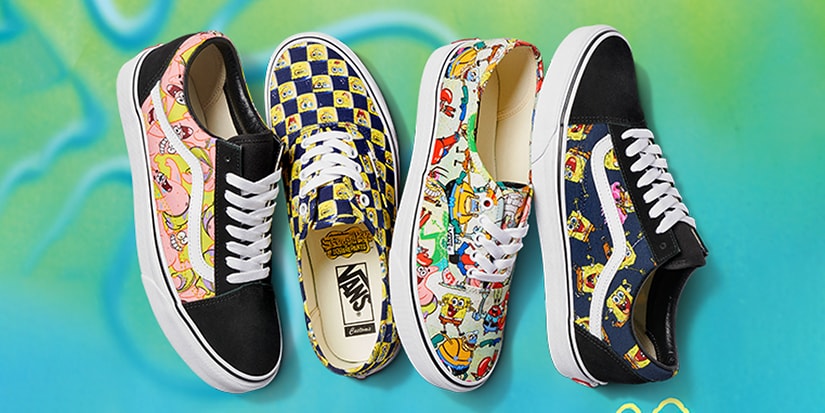 Vans x 'SpongeBob SquarePants' Custom Sneakers | Hypebae