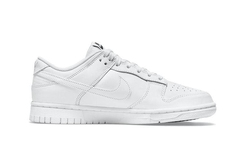 Nike Dunk Low "Triple White" Sneakers Release | Hypebae