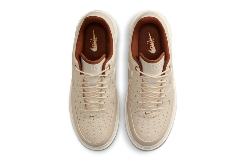 Nike Air Force 1 Luxe To Drop in Pecan, Black Gum | Hypebae