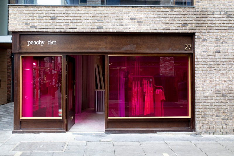 UK Brand Peachy Den Opens Pop-Up Store in London | Hypebae