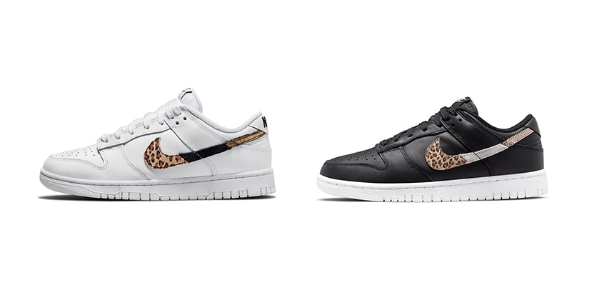 Nike Dunk Low "Animal Instinct" White & Black | Hypebae
