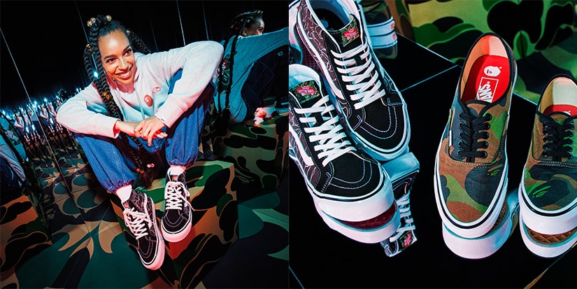 BAPE x Vans Sneakers and Hoodie Collab Release | Hypebae