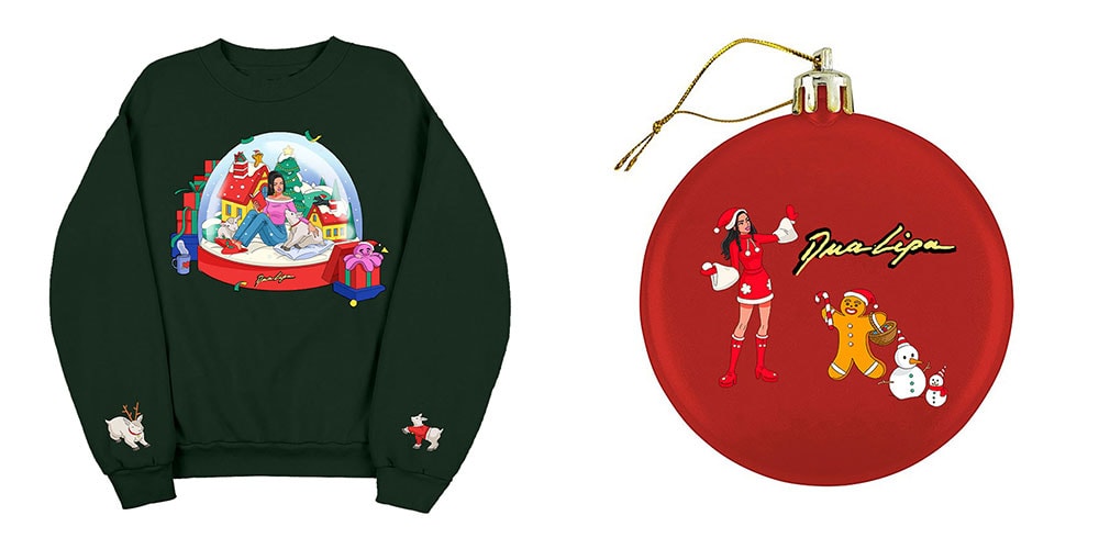 Dua Lipa Drops Festive Holiday Merch Collection | Hypebae