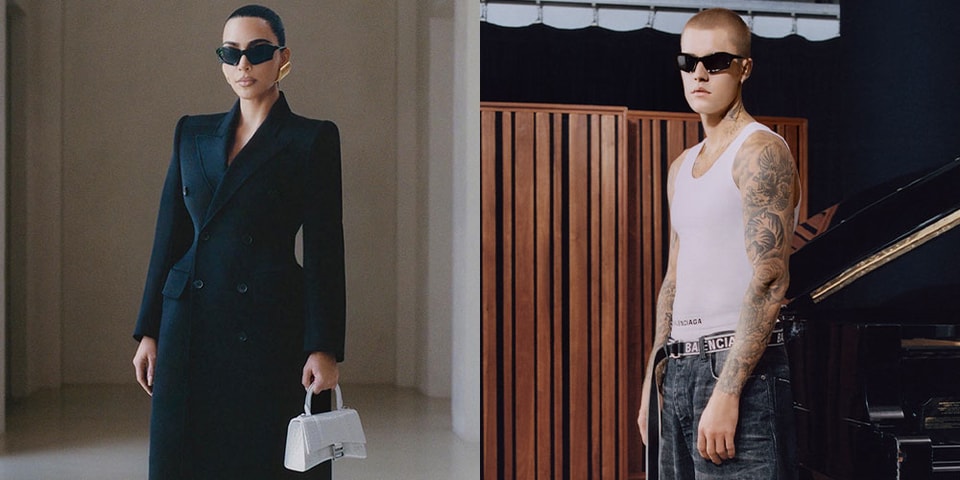 Balenciaga BB Monogram Print Ft. Kim K, Justin Bieber | Hypebae
