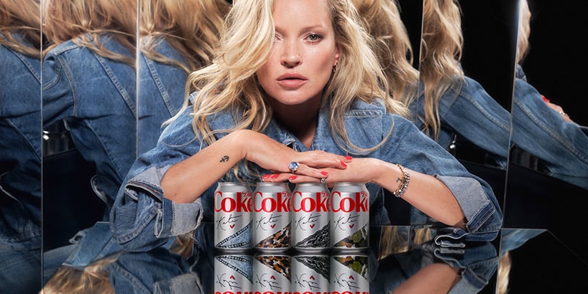 Kate Moss Releases First Diet Coke Designs | Hypebae