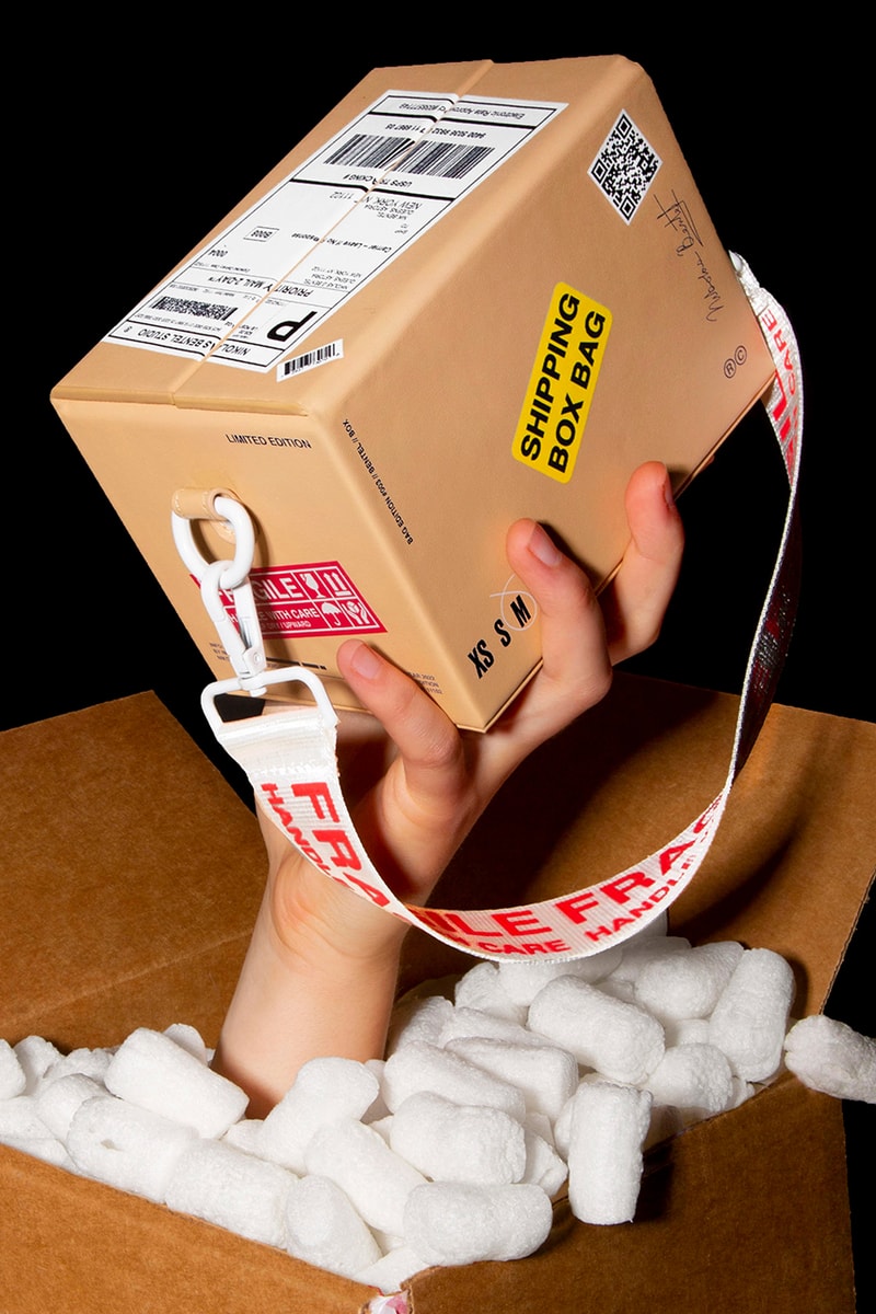 Designer Nik Bentel Releases Shipping Box Bag | Hypebae