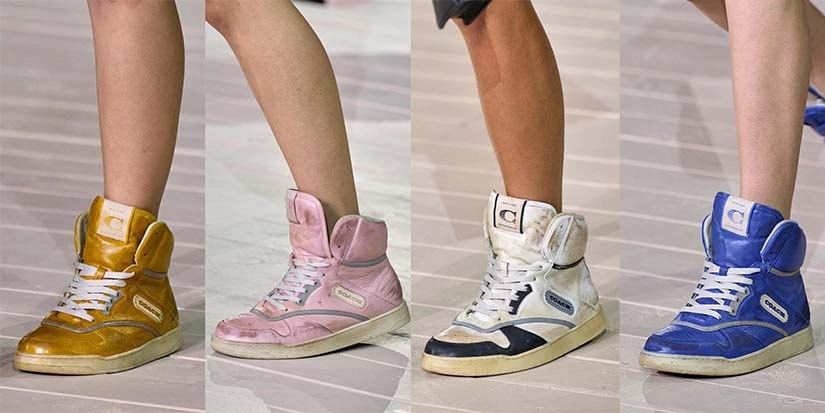 Coach Previews Scuffed High Top Sneaker | Hypebae