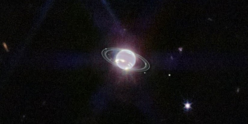 NASA Releases Photos of Neptune's Rings & Moons | Hypebae
