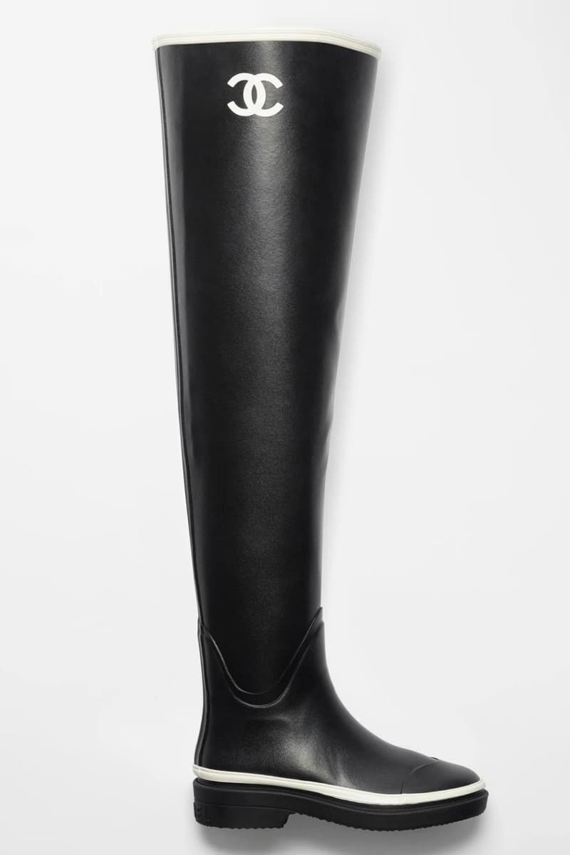 Chanel Releases Thigh High Rain Boot in 2 Colors | Hypebae