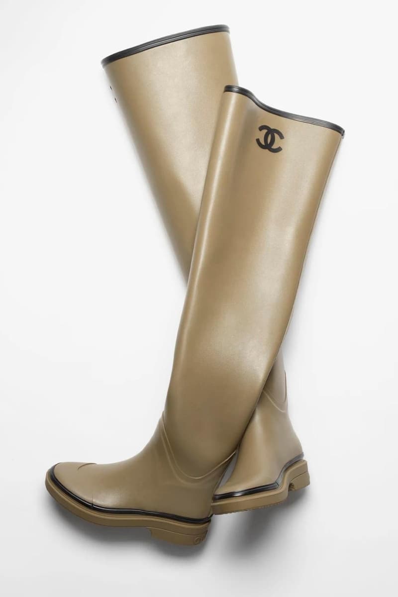Chanel Releases Thigh High Rain Boot in 2 Colors | Hypebae