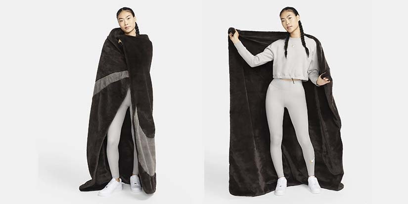 Nike Faux Fur Swoosh Blanket Restocks for Fall | Hypebae