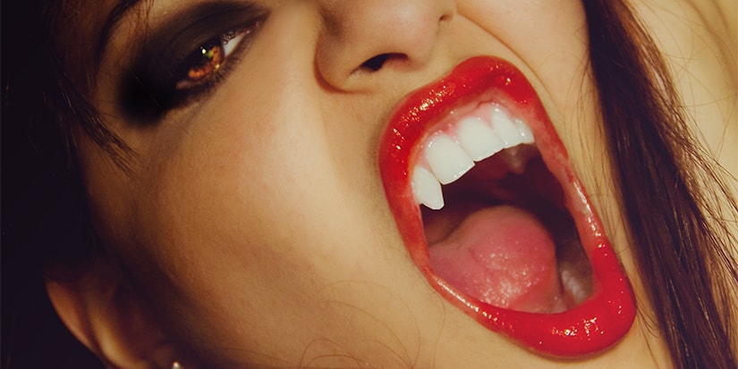 Red Vampire Lips Vampire Lips PNG Images CleanPNG