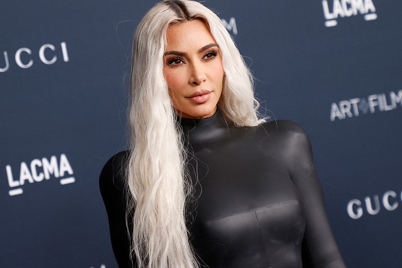 Kim Kardashian Blue Hair