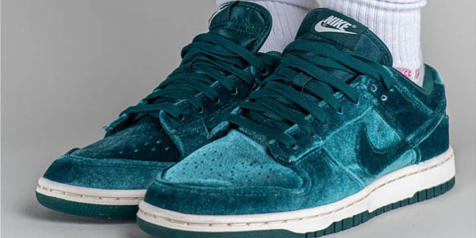 Nike Dunk Low "Green Velvet" On-Foot Images | Hypebae
