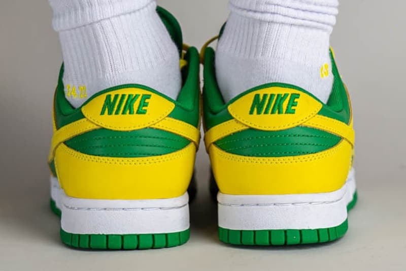 Nike Dunk Low "Reverse Brazil" Images, Release | Hypebae