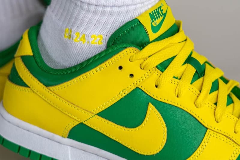 Nike Dunk Low "Reverse Brazil" Images, Release | Hypebae