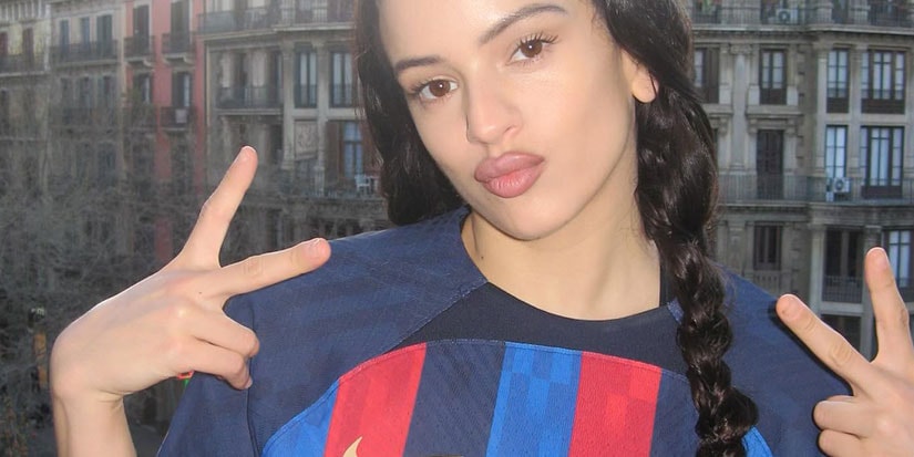 FC Barcelona and Spotify's Rosalía Football Kits | Hypebae