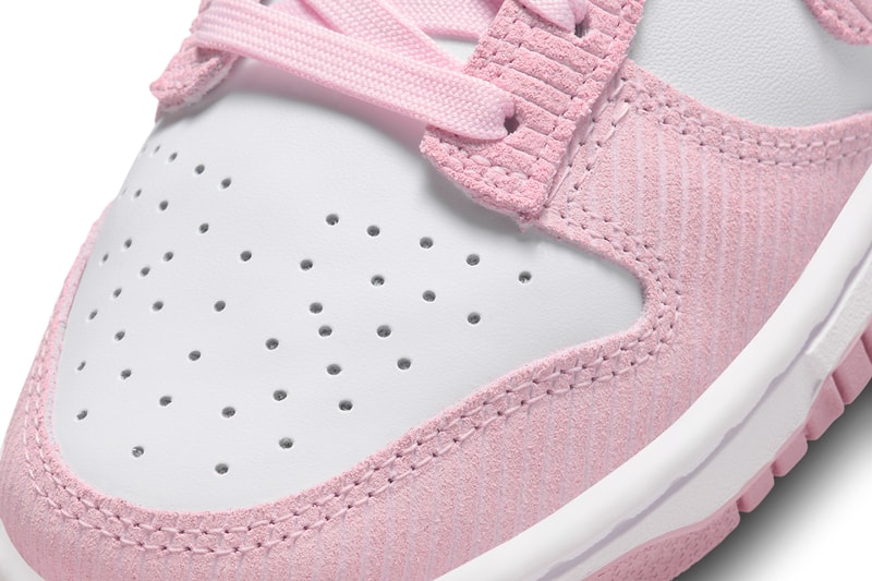 Nike's Dunk Low Arrives in Corduroy Pink | Hypebae