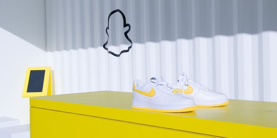Snapchat Drops an Exclusive Pair of Nike Air Force 1s | Hypebae