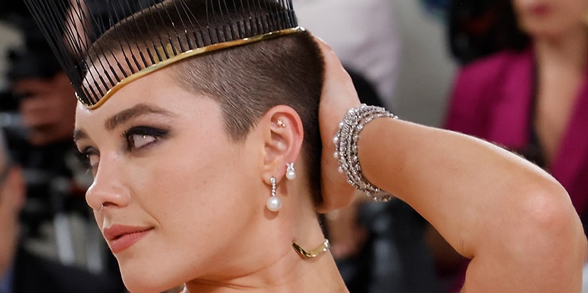 Florence Pugh Goes "Commando Bob" For Met Gala | Hypebae