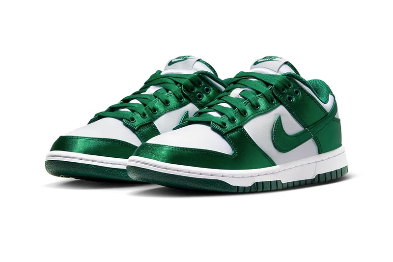 Nike Dunk Low Boasts "Michigan State" Pride in Satin | Hypebae