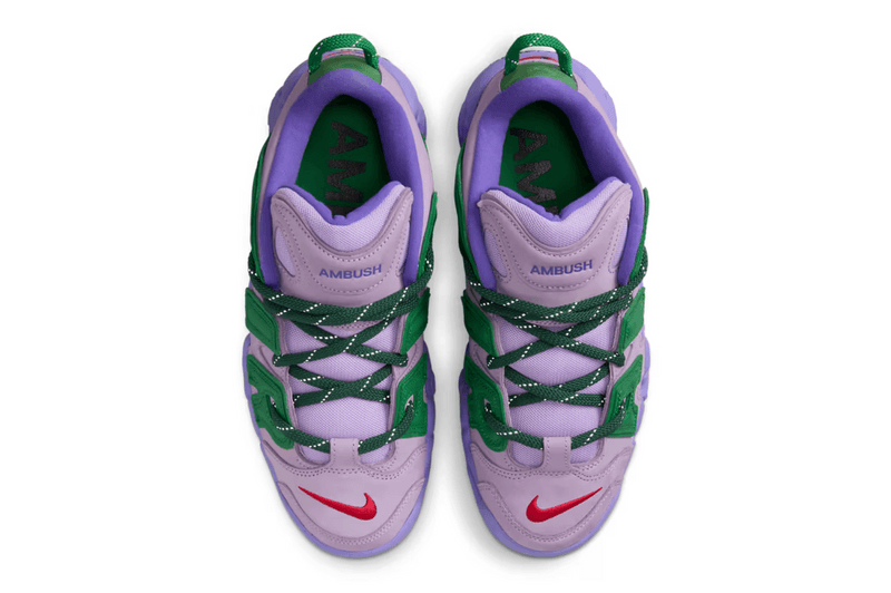AMBUSH x Nike Reveal Lilac Up Tempo Sneaker | Hypebae