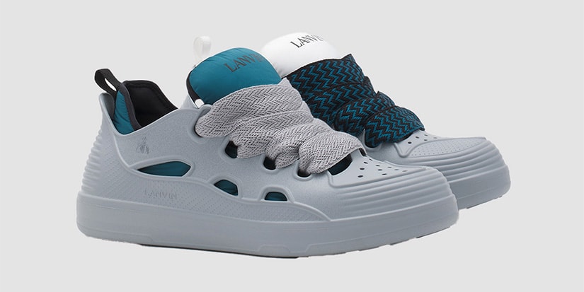 LANVIN Unveils New Curb Color-Block Rubber Shoe | Hypebae