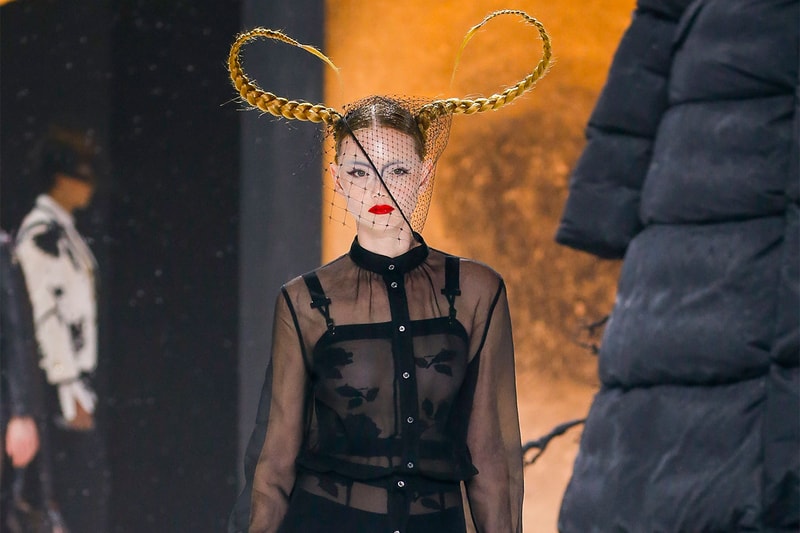 Isamaya Ffrench's Bird Beauty Thom Browne AW24 | Hypebae