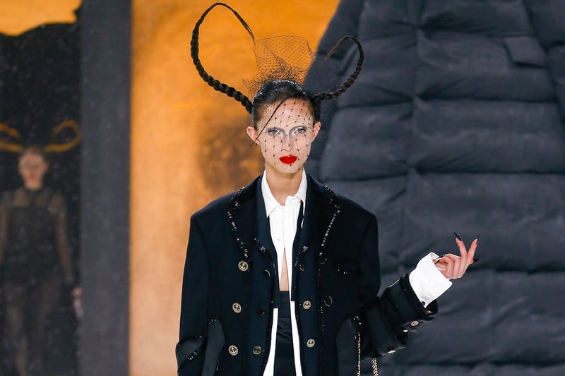 Isamaya Ffrench's Bird Beauty Thom Browne AW24 | Hypebae