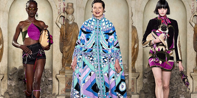 Pucci Returns to Rome for SS24 With Isabella Rossellini | Hypebae
