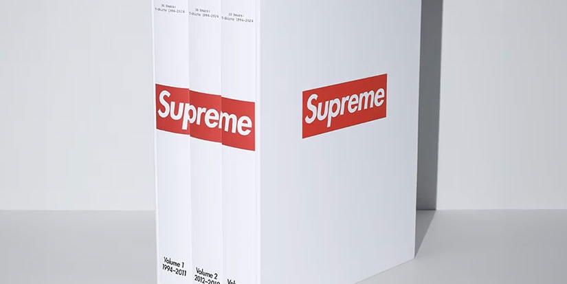 Supreme Releases 30 Years of Tshirts Books | Hypebae